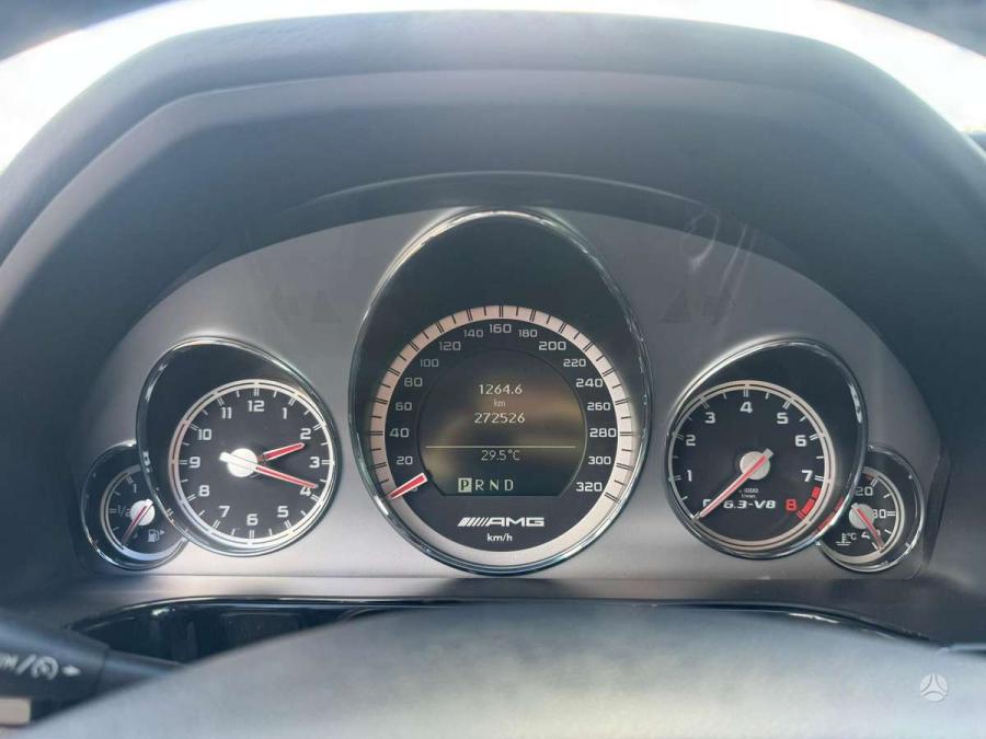 Черный Мерседес E 63 AMG 2009 в Мариямполе, объемом двигателя 6.21 л и пробегом 263 тыс. км за 13850 €, фото 23 на AUTOMOTO.COM.LV