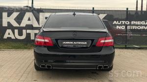 Black Mercedes-Benz E 63 AMG 2012 in Liepaja, with an engine capacity of 5.50 L and mileage of 83 thousand km for 32500 €, photo 7 on AUTOMOTO.COM.LV