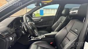 Black Mercedes-Benz E 63 AMG 2012 in Liepaja, with an engine capacity of 5.50 L and mileage of 83 thousand km for 32500 €, photo 16 on AUTOMOTO.COM.LV