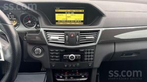 Black Mercedes-Benz E 63 AMG 2012 in Liepaja, with an engine capacity of 5.50 L and mileage of 83 thousand km for 32500 €, photo 23 on AUTOMOTO.COM.LV