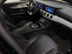 Black Mercedes-Benz E 63 AMG 2022 in Vilnius, with an engine capacity of 3.98 L and mileage of 19 thousand km for 84990 €, photo 20 on AUTOMOTO.COM.LV