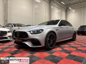 Pelēks Mercedes-Benz E 63 AMG 2021 Viļņa, ar dzinēja tilpumu 3.98 L un nobraukumu 82 tūkst. km par 79990 €, foto  vietnē AUTOMOTO.COM.LV