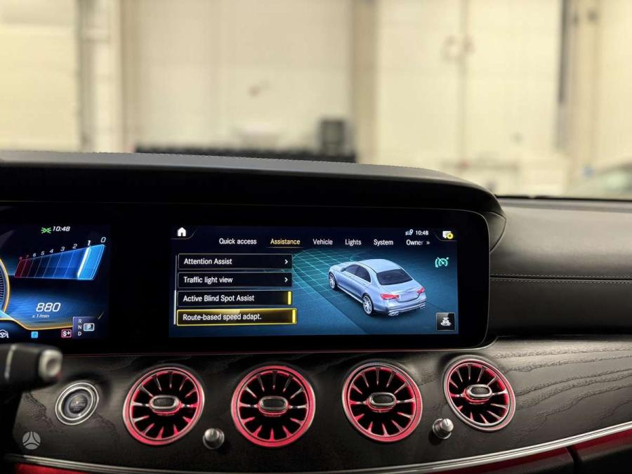 Pelēks Mercedes-Benz E 63 AMG 2021 Viļņa, ar dzinēja tilpumu 3.98 L un nobraukumu 82 tūkst. km par 79990 €, foto 32 vietnē AUTOMOTO.COM.LV