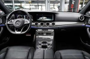 White Mercedes-Benz E 63 AMG 2018 in Alytus, with an engine capacity of 3.98 L and mileage of 145 thousand km for 71500 €, photo 10 on AUTOMOTO.COM.LV