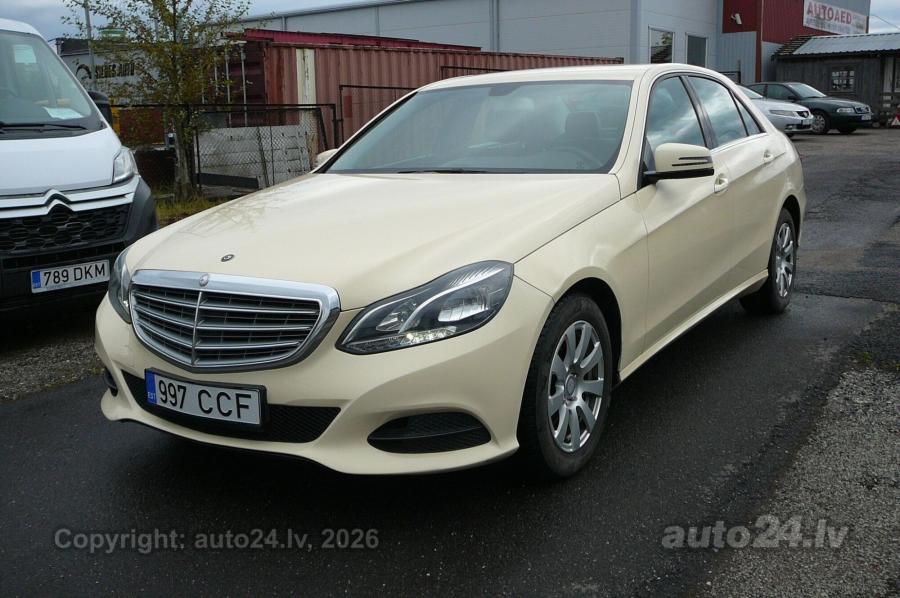 Beige Mercedes-Benz E-Class 2014 in Johvi, with an engine capacity of 2.10 L and mileage of 252 thousand km for 8900 €, photo 1 on AUTOMOTO.COM.LV