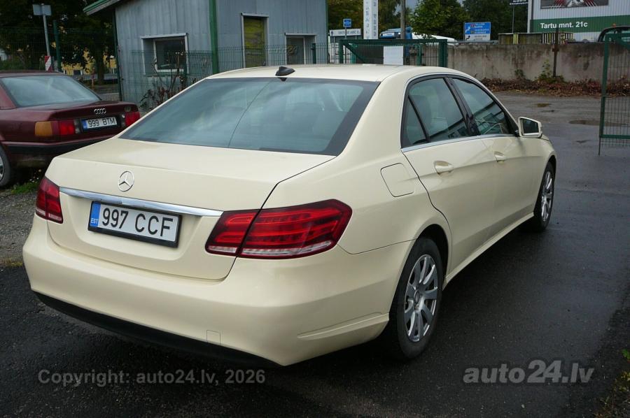 Beige Mercedes-Benz E-Class 2014 in Johvi, with an engine capacity of 2.10 L and mileage of 252 thousand km for 8900 €, photo 3 on AUTOMOTO.COM.LV