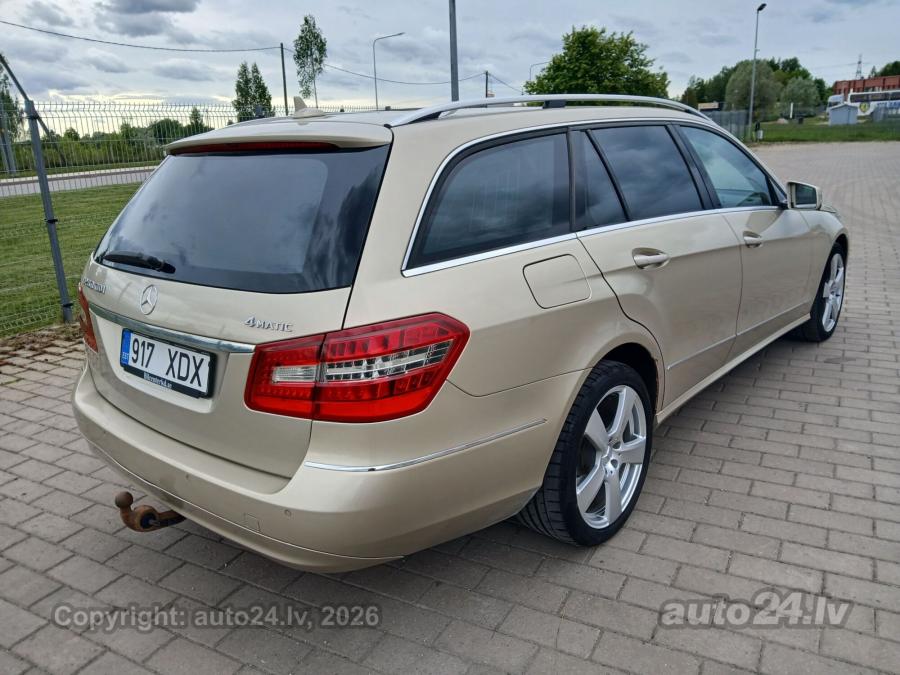 Beige Mercedes-Benz E-Class 2011 in Tallinn, with an engine capacity of 2.10 L and mileage of 250 thousand km for 9999 €, photo 8 on AUTOMOTO.COM.LV