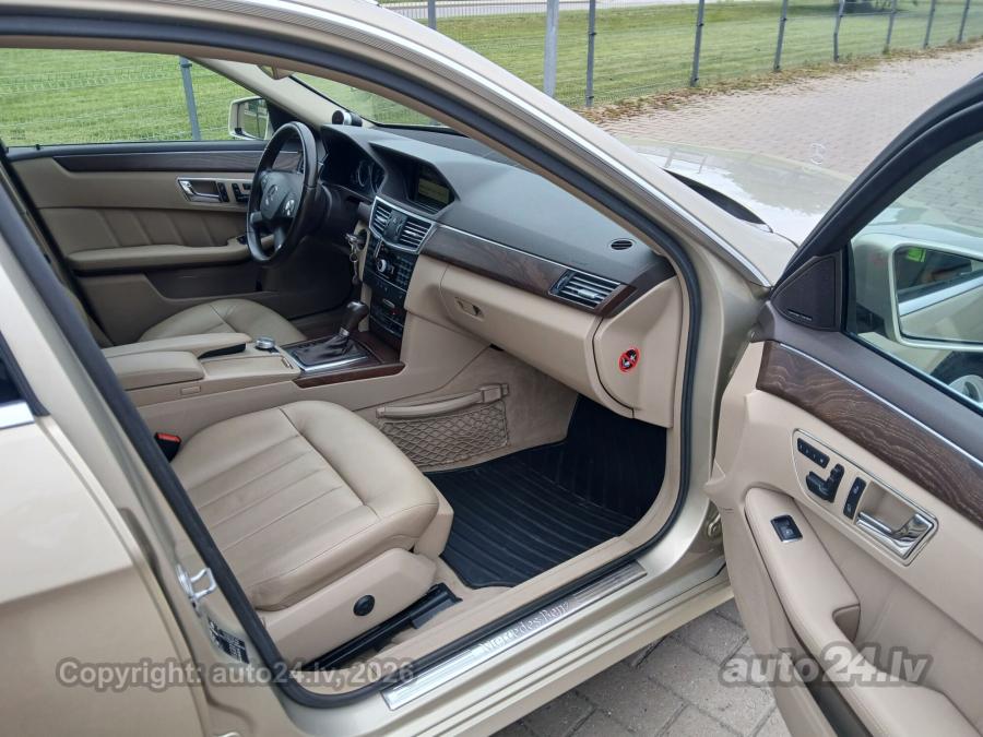 Beige Mercedes-Benz E-Class 2011 in Tallinn, with an engine capacity of 2.10 L and mileage of 250 thousand km for 9999 €, photo 14 on AUTOMOTO.COM.LV