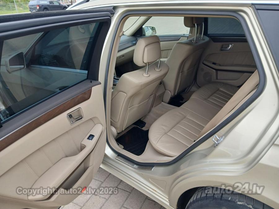 Beige Mercedes-Benz E-Class 2011 in Tallinn, with an engine capacity of 2.10 L and mileage of 250 thousand km for 9999 €, photo 15 on AUTOMOTO.COM.LV