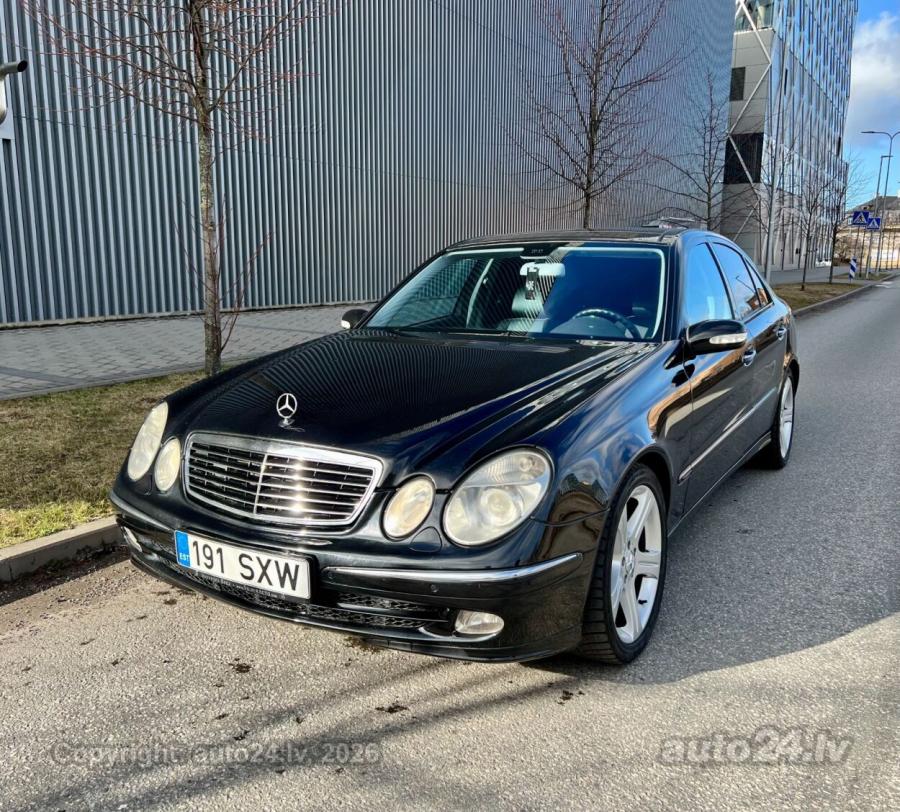 Melns Mercedes-Benz E-Class 2003 Tallina, ar dzinēja tilpumu 4.00 L un nobraukumu 0 tūkst. km par 4999 €, foto 1 vietnē AUTOMOTO.COM.LV