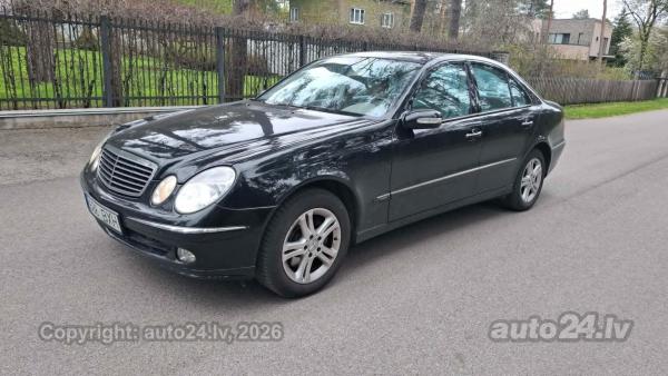 Black Mercedes-Benz E-Class 2003 in Tallinn, with an engine capacity of 3.20 L and mileage of 366 thousand km for 1500 €, photo 1 on AUTOMOTO.COM.LV