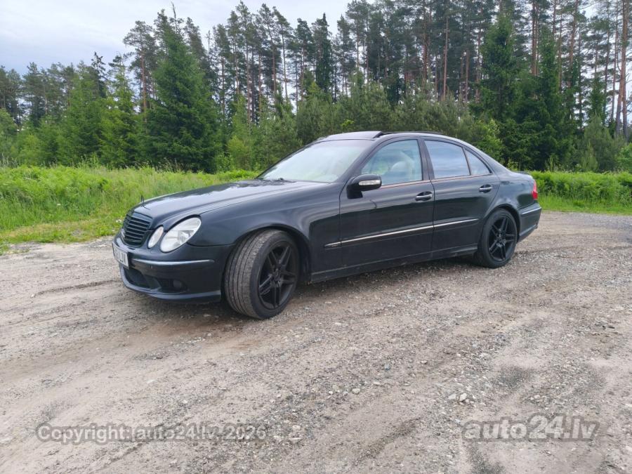 Black Mercedes-Benz E-Class 2003 in Parnu, with an engine capacity of 5.00 L and mileage of 316 thousand km for 6999 €, photo 1 on AUTOMOTO.COM.LV