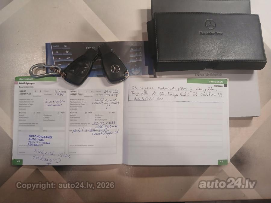 Melns Mercedes-Benz E-Class 2003 Veru, ar dzinēja tilpumu 2.70 L un nobraukumu 357 tūkst. km par 4800 €, foto 21 vietnē AUTOMOTO.COM.LV