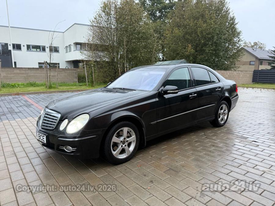 Black Mercedes-Benz E-Class 2006 in Tallinn, with an engine capacity of 2.10 L and mileage of 325 thousand km for 2999 €, photo 1 on AUTOMOTO.COM.LV