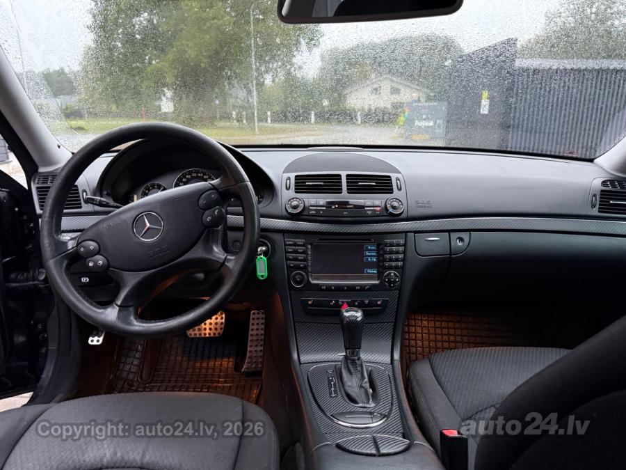 Black Mercedes-Benz E-Class 2006 in Tallinn, with an engine capacity of 2.10 L and mileage of 325 thousand km for 2999 €, photo 13 on AUTOMOTO.COM.LV