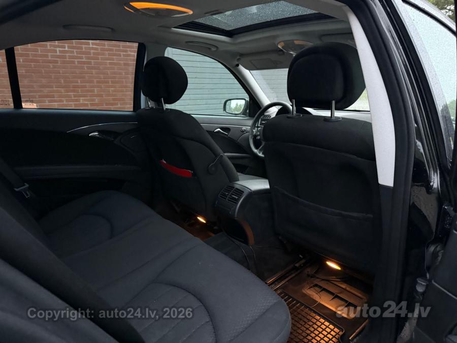 Black Mercedes-Benz E-Class 2006 in Tallinn, with an engine capacity of 2.10 L and mileage of 325 thousand km for 2999 €, photo 15 on AUTOMOTO.COM.LV