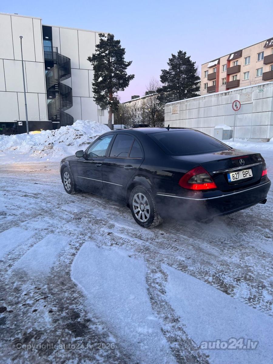 Melns Mercedes-Benz E-Class 2007 Tallina, ar dzinēja tilpumu 3.00 L un nobraukumu 320 tūkst. km par 4444 €, foto 5 vietnē AUTOMOTO.COM.LV