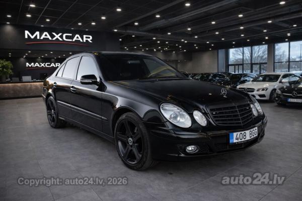 Black Mercedes-Benz E-Class 2007 in Tallinn, with an engine capacity of 3.00 L and mileage of 0 thousand km for 4999 €, photo 1 on AUTOMOTO.COM.LV