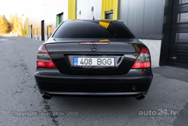 Black Mercedes-Benz E-Class 2007 in Tallinn, with an engine capacity of 3.00 L and mileage of 0 thousand km for 4999 €, photo 6 on AUTOMOTO.COM.LV