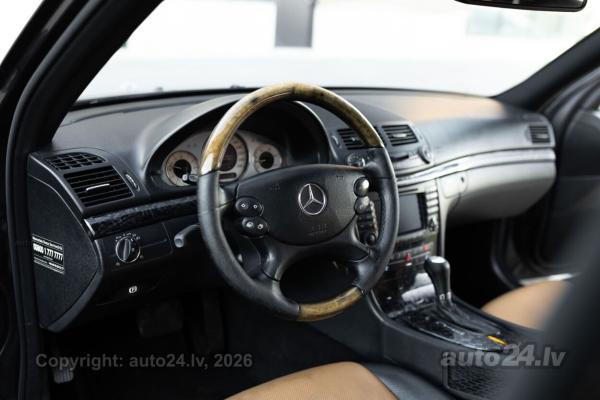 Black Mercedes-Benz E-Class 2007 in Tallinn, with an engine capacity of 3.00 L and mileage of 0 thousand km for 4999 €, photo 8 on AUTOMOTO.COM.LV