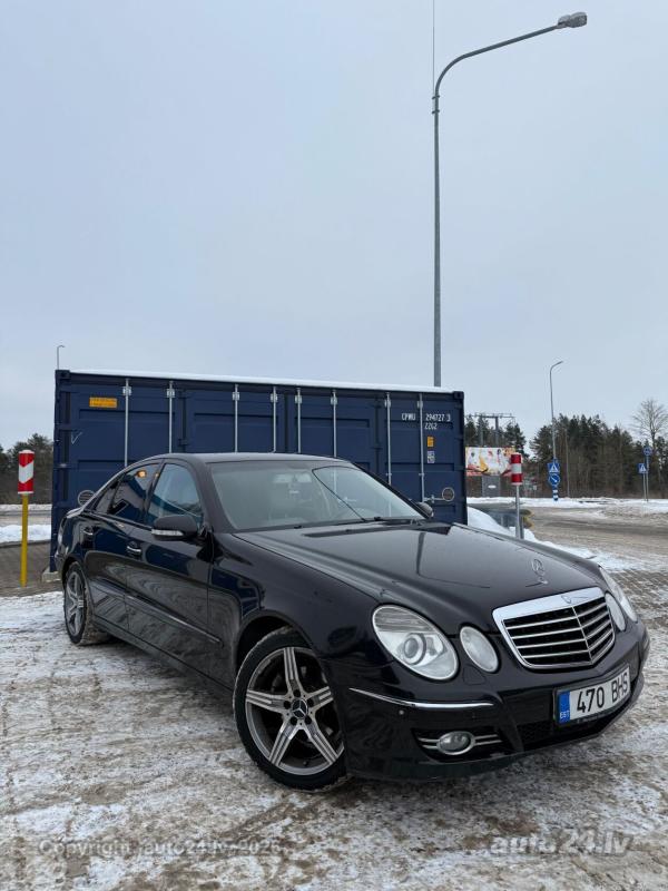 Black Mercedes-Benz E-Class 2007 in Tallinn, with an engine capacity of 2.10 L and mileage of 360 thousand km for 3000 €, photo 1 on AUTOMOTO.COM.LV