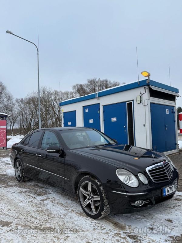 Black Mercedes-Benz E-Class 2007 in Tallinn, with an engine capacity of 2.10 L and mileage of 360 thousand km for 3000 €, photo 6 on AUTOMOTO.COM.LV