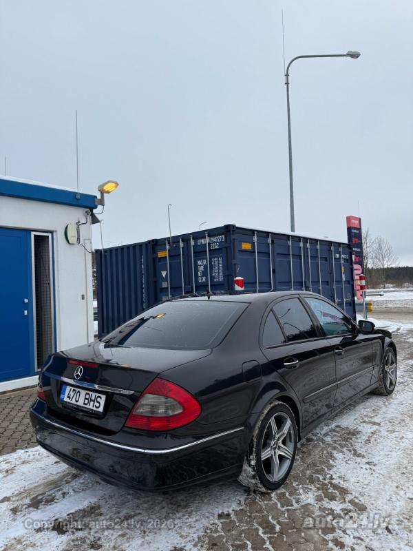 Black Mercedes-Benz E-Class 2007 in Tallinn, with an engine capacity of 2.10 L and mileage of 360 thousand km for 3000 €, photo 8 on AUTOMOTO.COM.LV