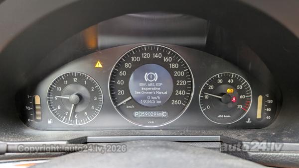 Black Mercedes-Benz E-Class 2007 in Tallinn, with an engine capacity of 1.80 L and mileage of 359 thousand km for 1900 €, photo 6 on AUTOMOTO.COM.LV