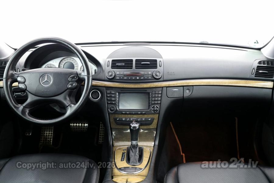 Black Mercedes-Benz E-Class 2007 in Tallinn, with an engine capacity of 3.00 L and mileage of 327 thousand km for 2999 €, photo 6 on AUTOMOTO.COM.LV