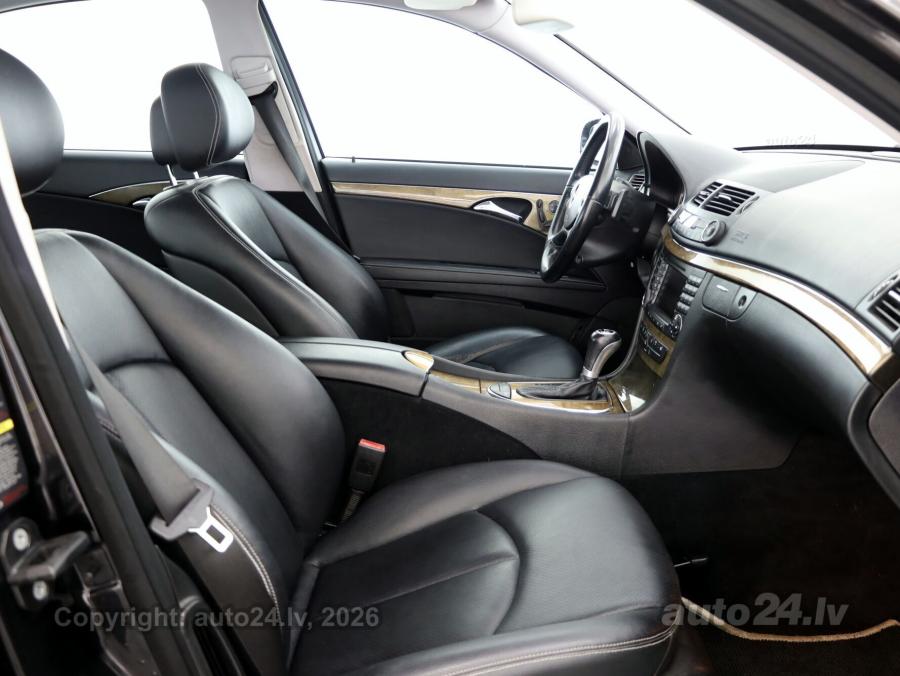 Black Mercedes-Benz E-Class 2007 in Tallinn, with an engine capacity of 3.00 L and mileage of 327 thousand km for 2999 €, photo 7 on AUTOMOTO.COM.LV