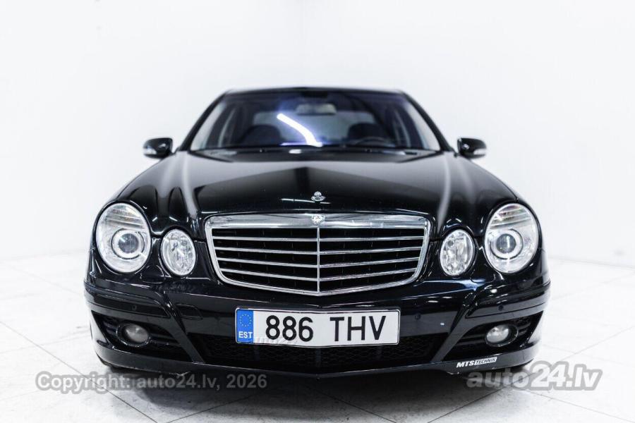 Black Mercedes-Benz E-Class 2008 in Tallinn, with an engine capacity of 3.00 L and mileage of 404 thousand km for 3999 €, photo 2 on AUTOMOTO.COM.LV