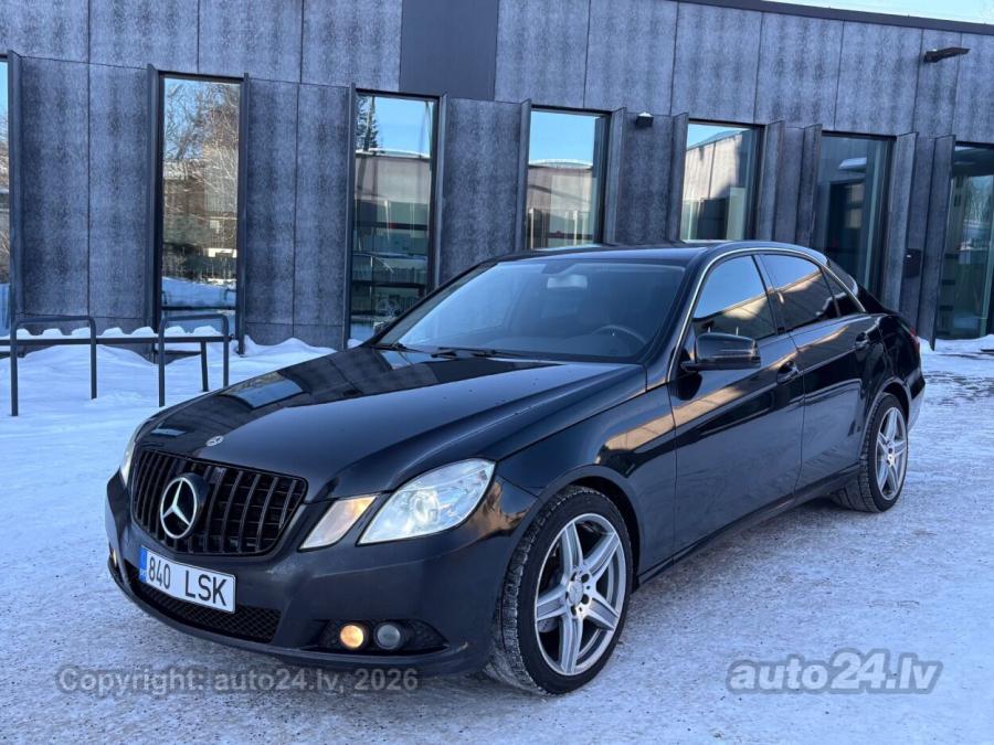 Black Mercedes-Benz E-Class 2009 in Rapla, with an engine capacity of 2.10 L and mileage of 364 thousand km for 5500 €, photo 1 on AUTOMOTO.COM.LV