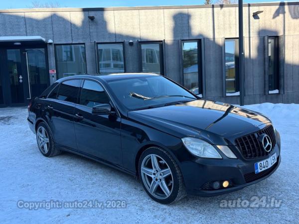 Black Mercedes-Benz E-Class 2009 in Rapla, with an engine capacity of 2.10 L and mileage of 364 thousand km for 5500 €, photo 4 on AUTOMOTO.COM.LV