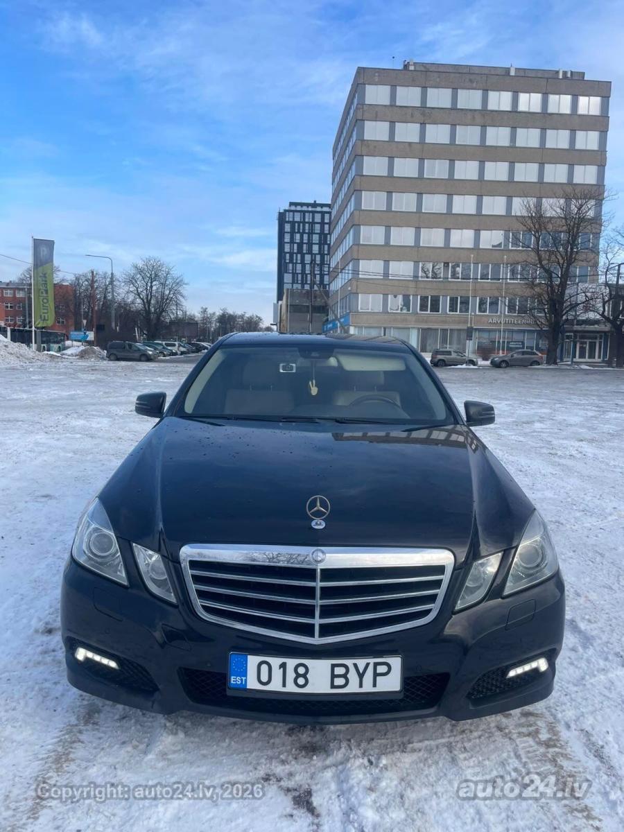 Black Mercedes-Benz E-Class 2009 in Tallinn, with an engine capacity of 3.00 L and mileage of 386 thousand km for 6000 €, photo 1 on AUTOMOTO.COM.LV