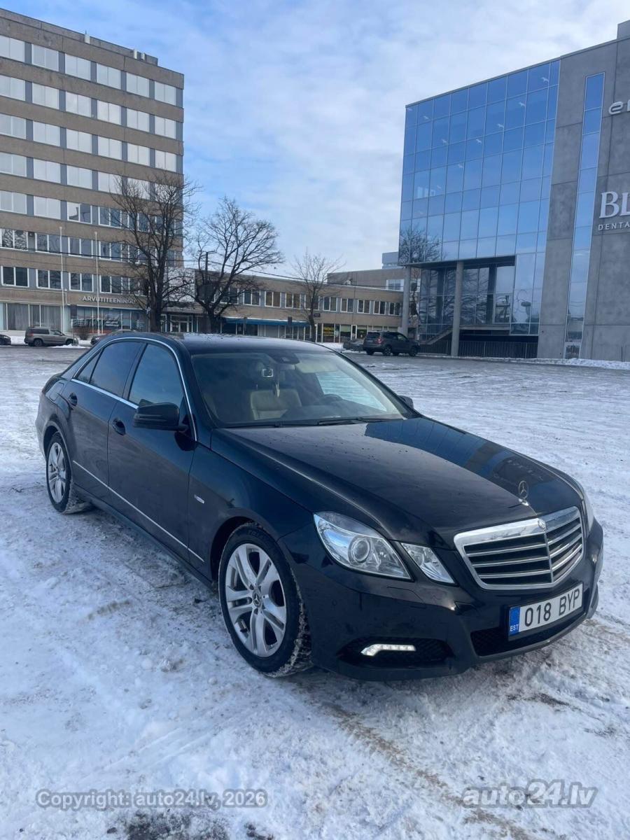 Black Mercedes-Benz E-Class 2009 in Tallinn, with an engine capacity of 3.00 L and mileage of 386 thousand km for 6000 €, photo 5 on AUTOMOTO.COM.LV