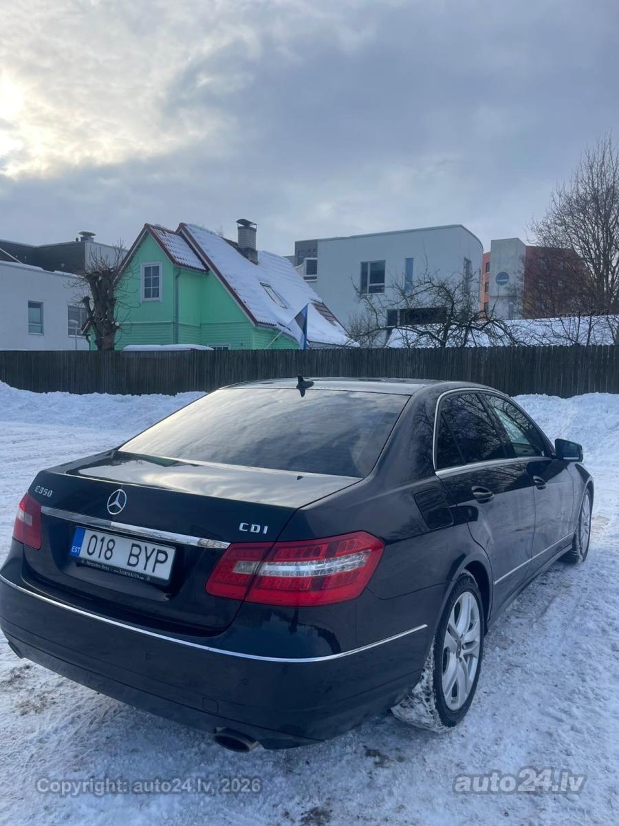 Black Mercedes-Benz E-Class 2009 in Tallinn, with an engine capacity of 3.00 L and mileage of 386 thousand km for 6000 €, photo 6 on AUTOMOTO.COM.LV