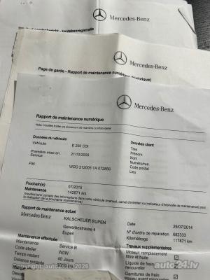 Черный Мерседес Е-Класс 2009 в Таллин, объемом двигателя 2.10 л и пробегом 247 тыс. км за 7990 €, фото 27 на AUTOMOTO.COM.LV