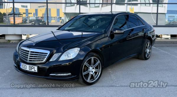 Black Mercedes-Benz E-Class 2009 in Tallinn, with an engine capacity of 2.10 L and mileage of 296 thousand km for 6499 €, photo 4 on AUTOMOTO.COM.LV
