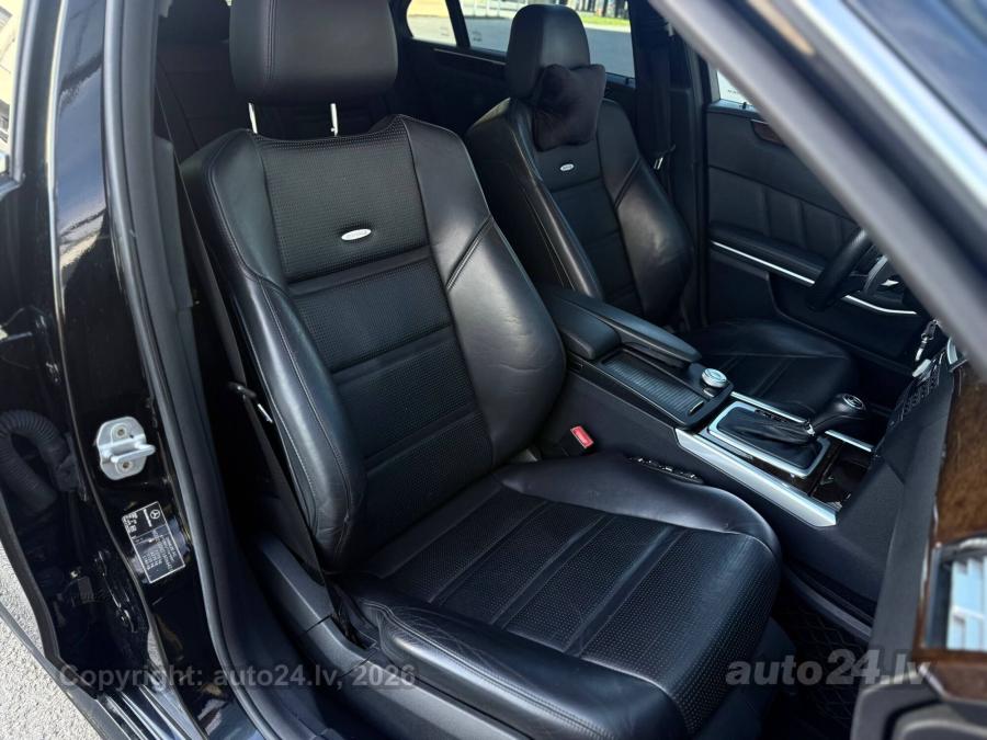 Black Mercedes-Benz E-Class 2009 in Tallinn, with an engine capacity of 2.10 L and mileage of 296 thousand km for 6499 €, photo 12 on AUTOMOTO.COM.LV