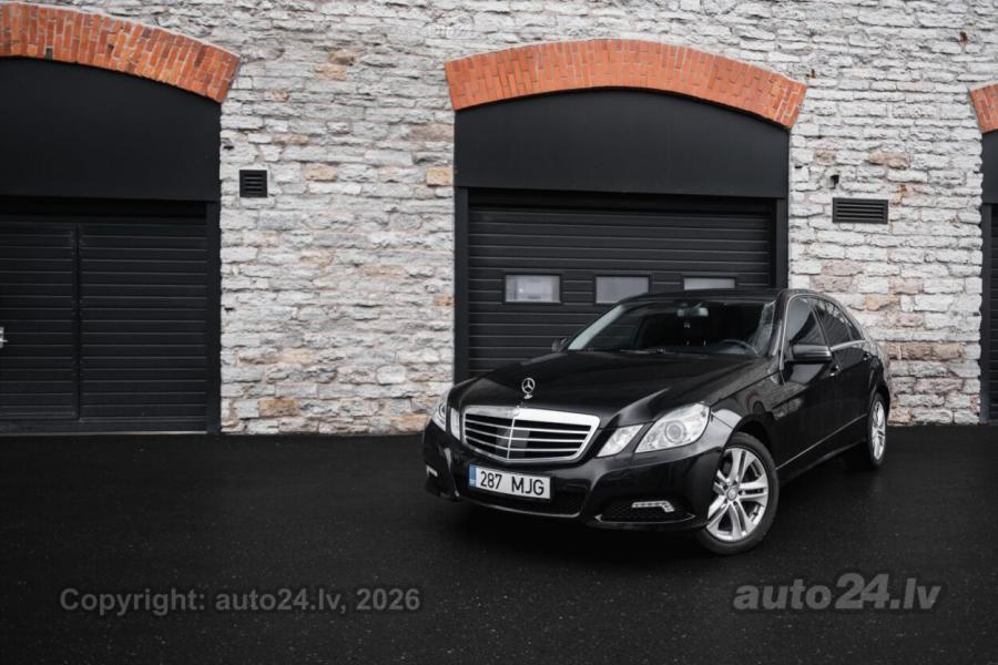 Black Mercedes-Benz E-Class 2010 in Tallinn, with an engine capacity of 3.00 L and mileage of 338 thousand km for 7800 €, photo 1 on AUTOMOTO.COM.LV