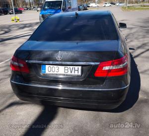 Black Mercedes-Benz E-Class 2010 in Tallinn, with an engine capacity of 2.10 L and mileage of 320 thousand km for 8800 €, photo 3 on AUTOMOTO.COM.LV
