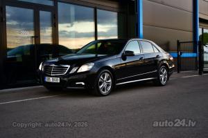 Melns Mercedes-Benz E-Class 2010 Tallina, ar dzinēja tilpumu 3.00 L un nobraukumu 423 tūkst. km par 6800 €, foto  vietnē AUTOMOTO.COM.LV
