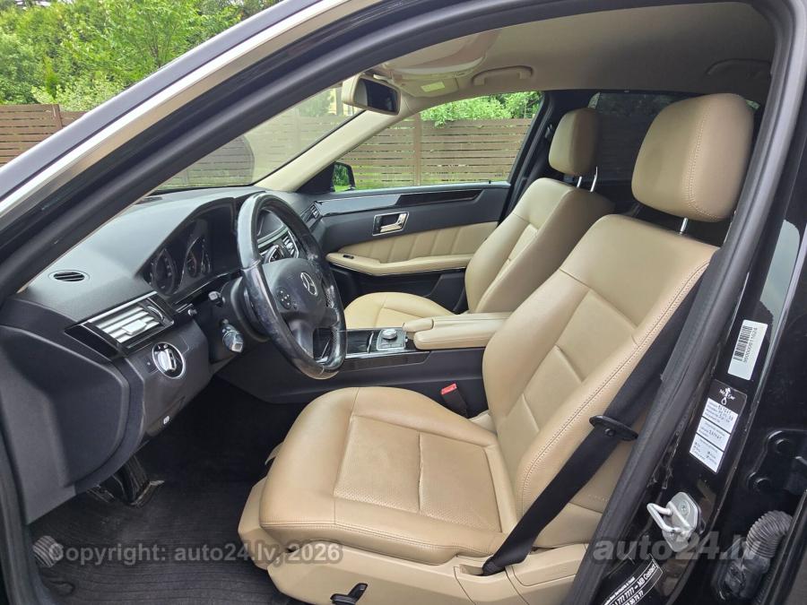 Black Mercedes-Benz E-Class 2010 in Tallinn, with an engine capacity of 3.00 L and mileage of 272 thousand km for 6990 €, photo 9 on AUTOMOTO.COM.LV