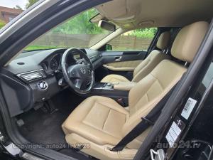 Black Mercedes-Benz E-Class 2010 in Tallinn, with an engine capacity of 3.00 L and mileage of 272 thousand km for 6990 €, photo 11 on AUTOMOTO.COM.LV