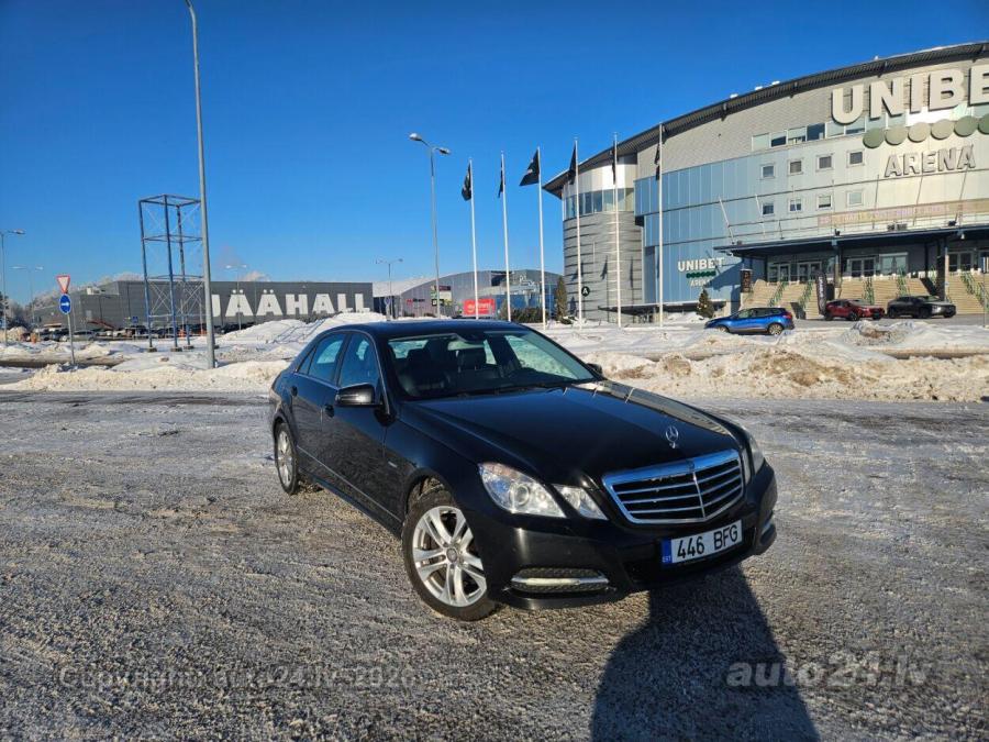 Black Mercedes-Benz E-Class 2011 in Tallinn, with an engine capacity of 1.80 L and mileage of 234 thousand km for 7900 €, photo 4 on AUTOMOTO.COM.LV