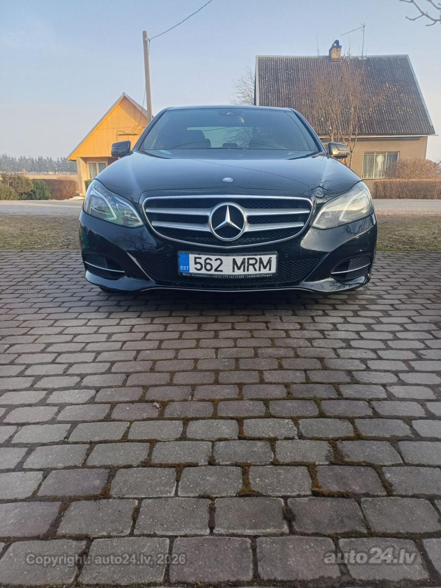 Black Mercedes-Benz E-Class 2013 in Paide, with an engine capacity of 2.10 L and mileage of 300 thousand km for 8500 €, photo 1 on AUTOMOTO.COM.LV