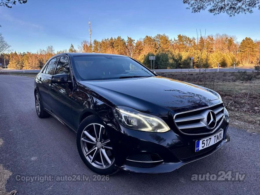 Black Mercedes-Benz E-Class 2014 in Tallinn, with an engine capacity of 2.10 L and mileage of 328 thousand km for 14500 €, photo 6 on AUTOMOTO.COM.LV