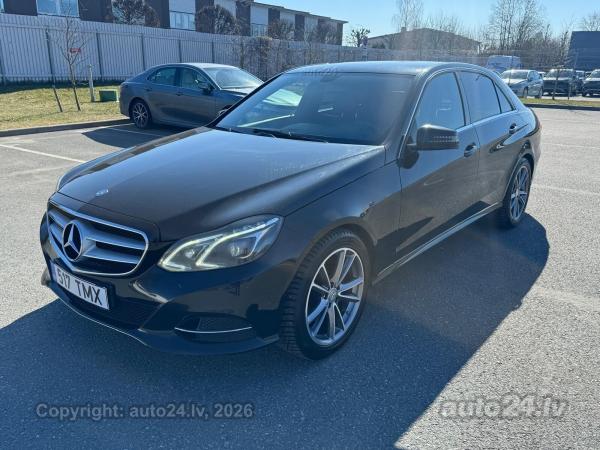 Black Mercedes-Benz E-Class 2014 in Tallinn, with an engine capacity of 2.10 L and mileage of 330 thousand km for 9990 €, photo 1 on AUTOMOTO.COM.LV