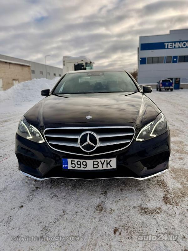 Black Mercedes-Benz E-Class 2015 in Tallinn, with an engine capacity of 2.10 L and mileage of 259 thousand km for 8900 €, photo 6 on AUTOMOTO.COM.LV