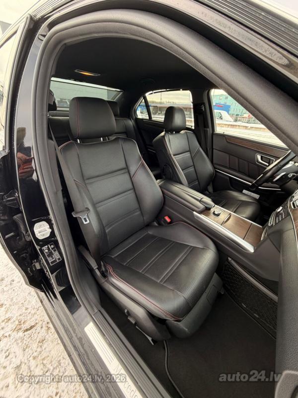 Black Mercedes-Benz E-Class 2015 in Tallinn, with an engine capacity of 2.10 L and mileage of 259 thousand km for 8900 €, photo 9 on AUTOMOTO.COM.LV